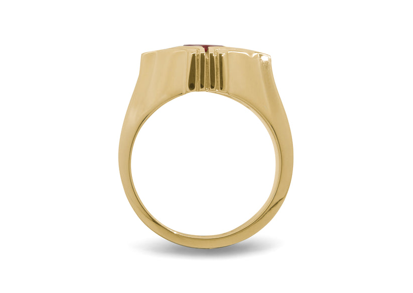 Our Ring for Sir Ian, Yellow Gold – Jens Hansen NZ