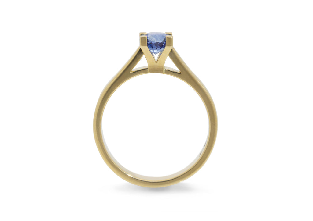 J2916 Sapphire Engagement Ring, Yellow Gold – Jens Hansen NZ