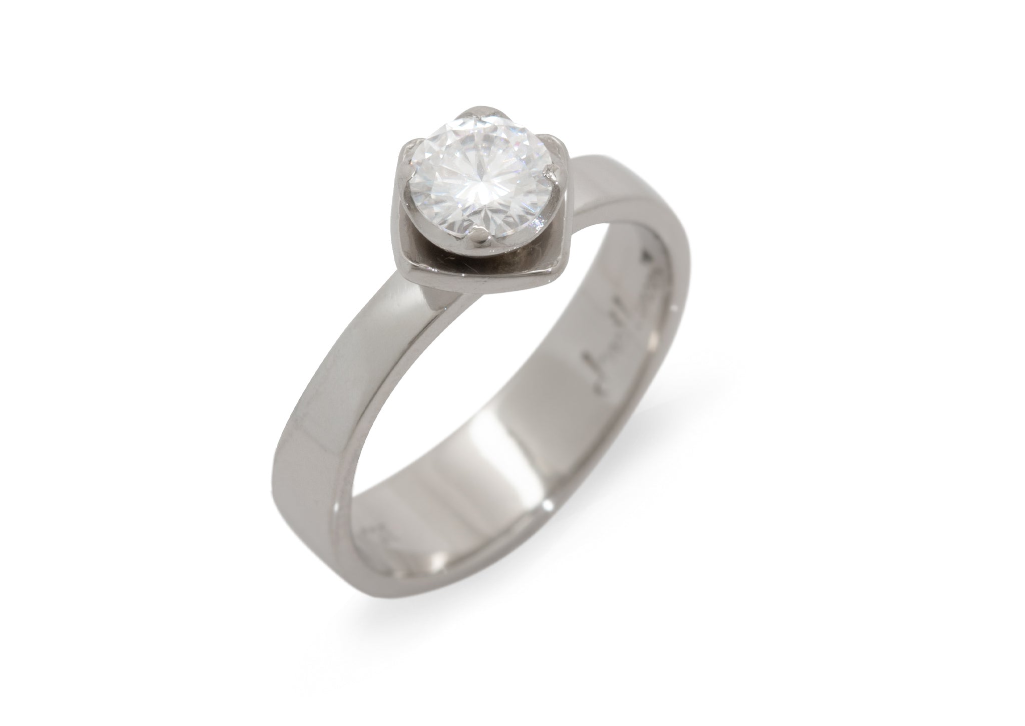 Iconic Jens Flower Ring, White Gold & Platinum – Jens Hansen NZ