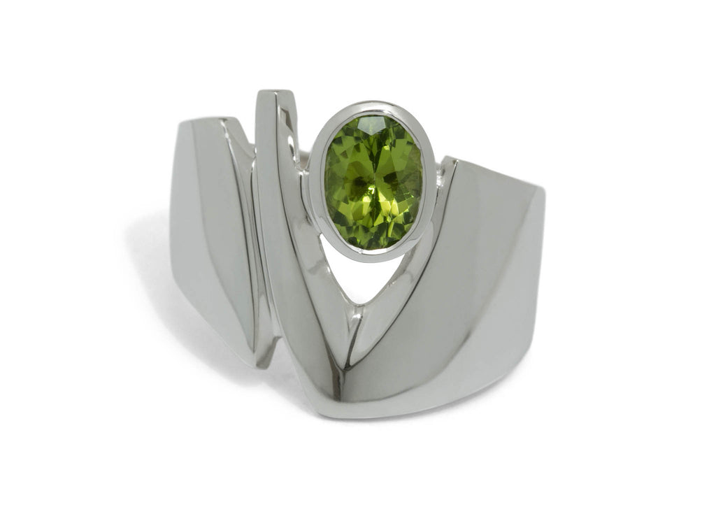 Signature Gemstone Ring, Sterling Silver – Jens Hansen NZ