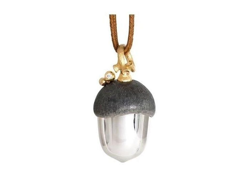 Silver Forest pendant in gold and silver – Jens Hansen NZ